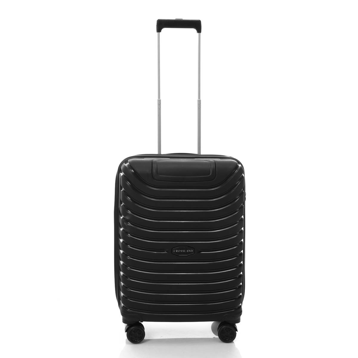 CROSSLAND 22 Inch Black Cabin Luggage – Lightweight, TSA Lock, Spinner ...